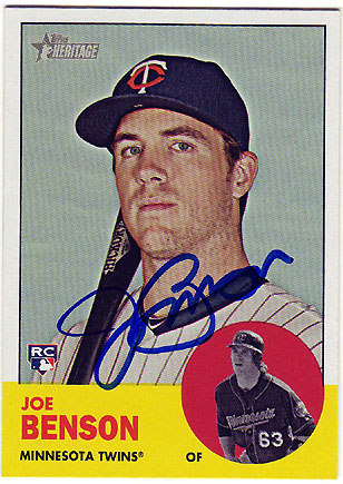 2012 Topps Heritage Twins Set