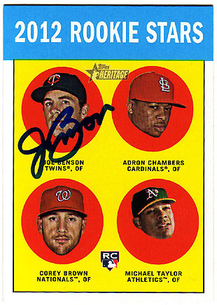 2012 Topps Heritage Twins Set